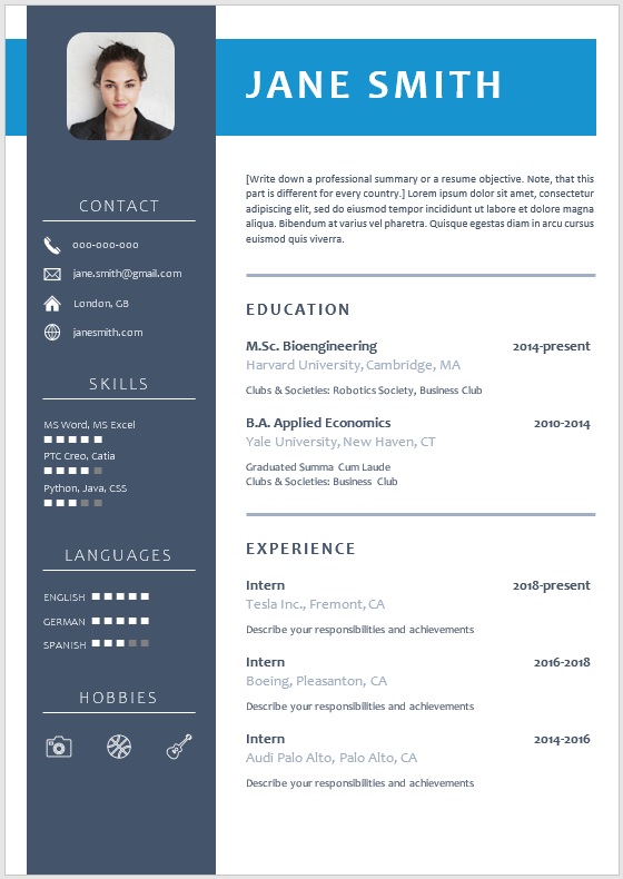 How To Make A Resume Template In Word Leon Renner